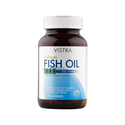 Vistra Salmon Fish Oil 1000 mg 75 Caps | Watsons.co.th