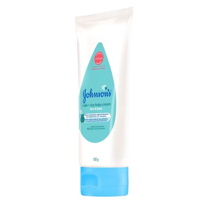 Johnson s Baby Cream Face Body Milk Rice 100 G. Watsons .th